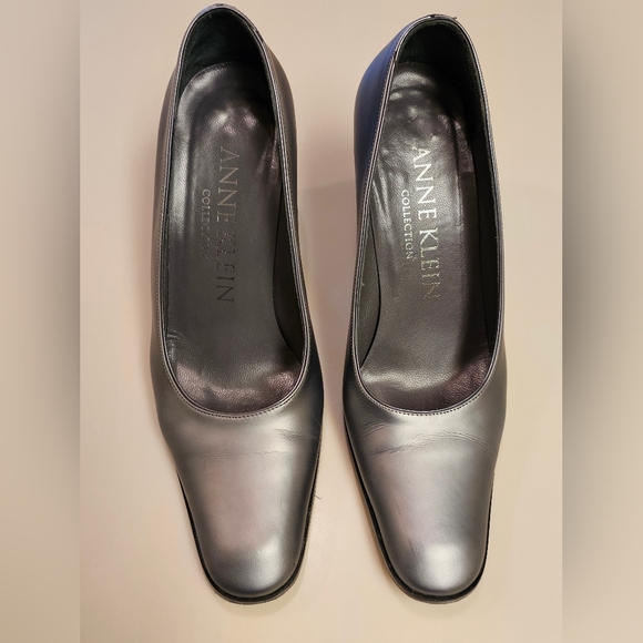 Anne Klein | Shoes | Silver Grey Anne Klein Collection Heel | Poshmark